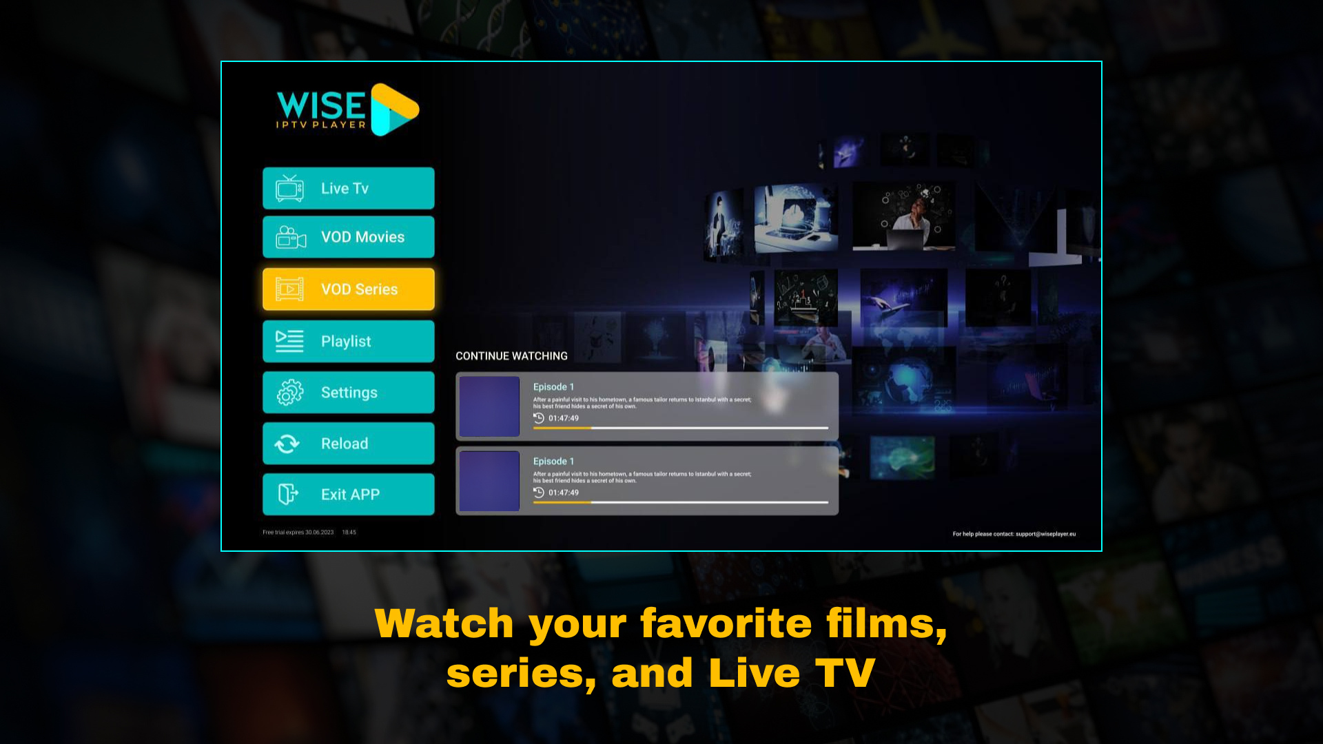 Watch Live TV with comfort